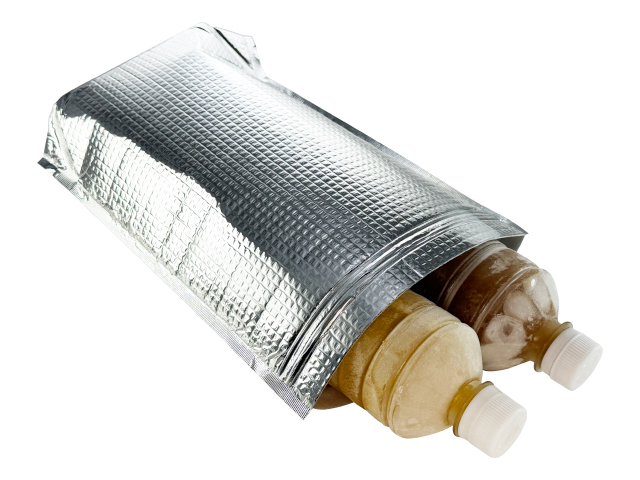 クーラーボックスに入れる保冷バッグ